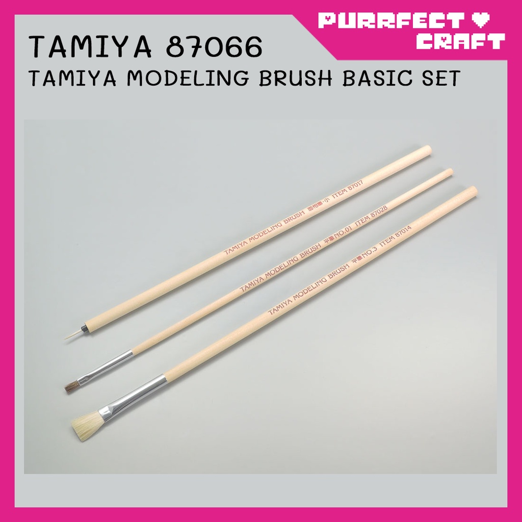 TAMIYA Brush Basic Set (No.01,No.3,Pointed Small) 87066 | Shopee Thailand
