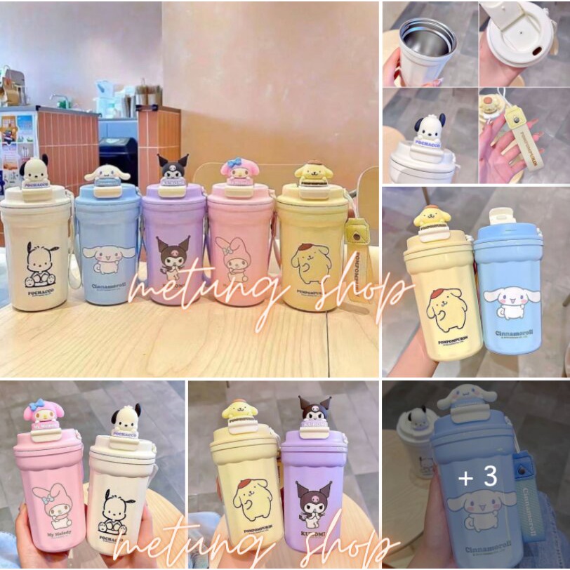 เเก้วน้ำเก็บอุณหภูมิซานริโอฝาการ์ตูน เเบบยกดื่มขนาด 480ml สแตนเลส316 วัสดุPC PN-8155 | Shopee ...