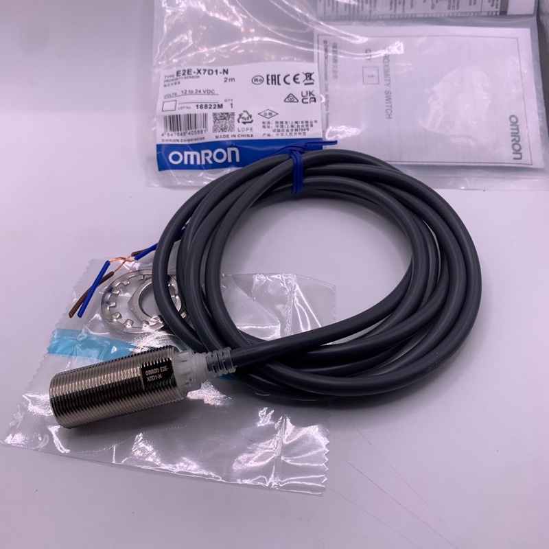 ล้างสต็อกงานแท้ E2E-X7D1-N Proximity Sensor SwitcSwitch12-24VDC 2M ...