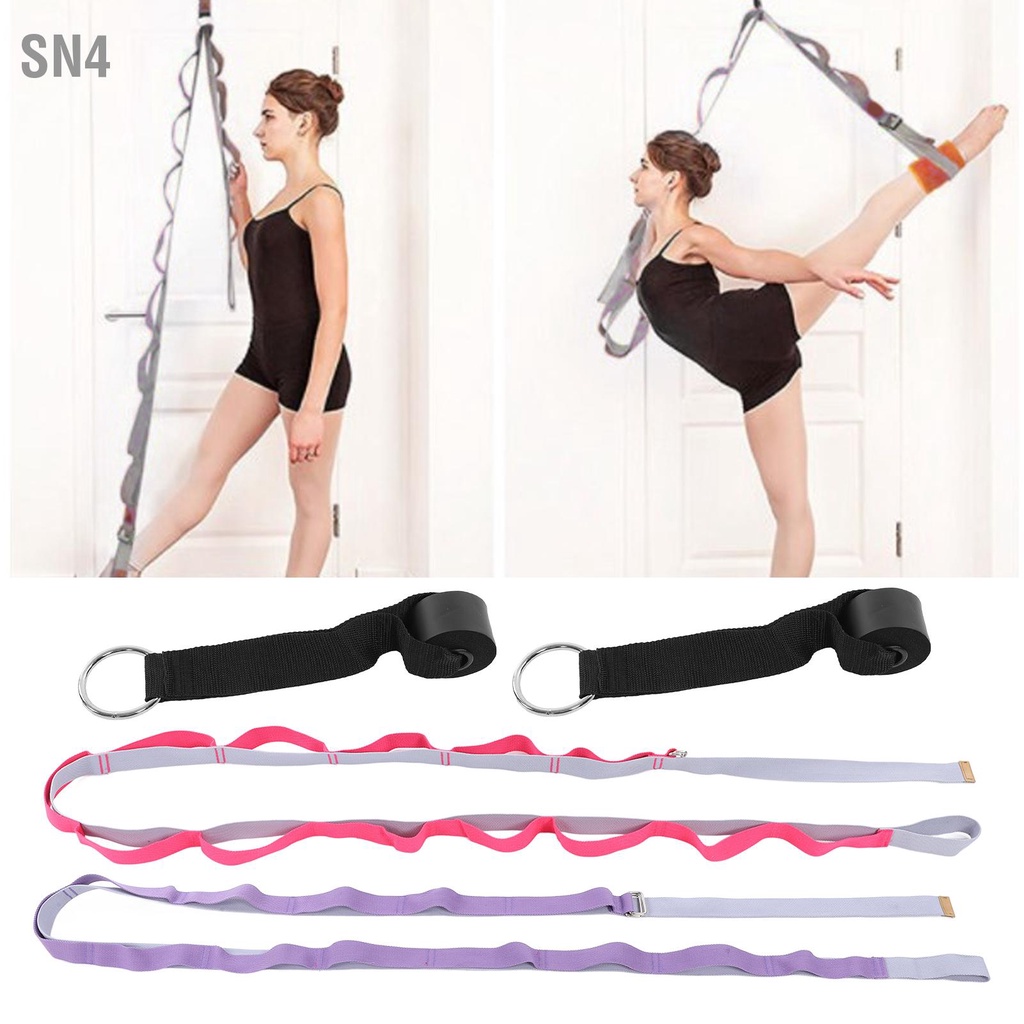 SN4 โยคะยืดสายยิมนาสติกเปลหามสายเต้นรำยิมนาสติกฟิตเนสยิมเข็มขัดวง | Shopee Thailand