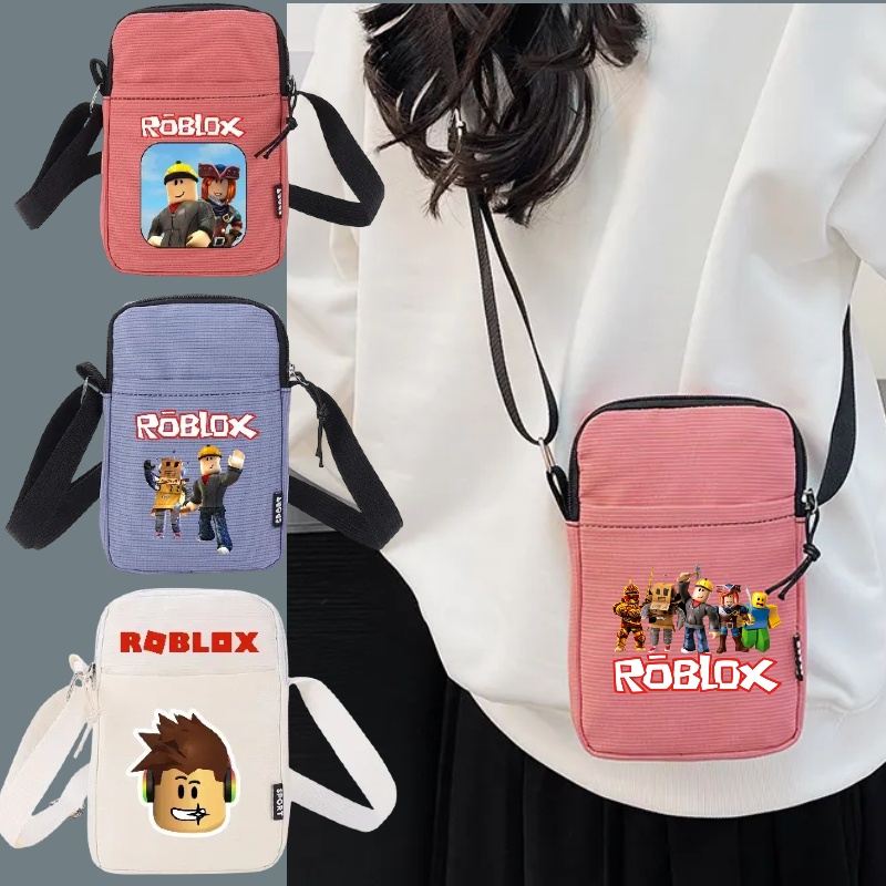 【สินค้าพร้อมส่ง】กระเป๋าสะพายไหล่ ลายการ์ตูน Roblox แบบพกพา อเนกประสงค์ ...