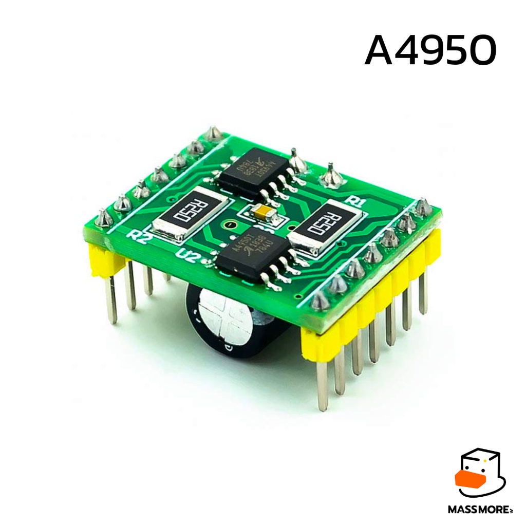 A4950 โมดูลขับมอเตอร์ 2CH กระแสสูงสุด 3.5A ทดแทน TB6612 DC Motor Driver | Shopee Thailand