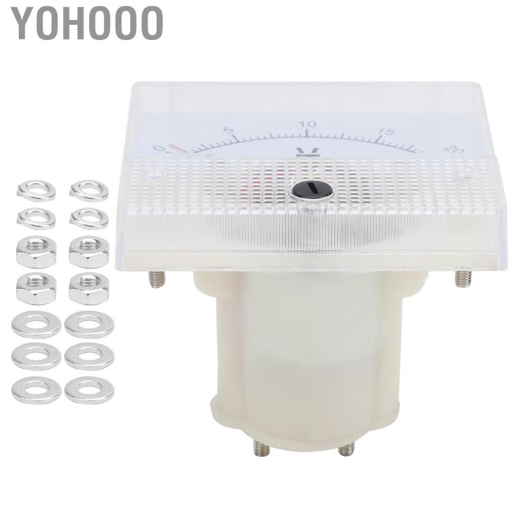Yohooo 85C1 DC Voltmeter 0-20V Voltage Meter Head Pointer Electrical ...