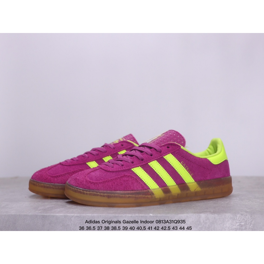 Hot Genuine Adidas Originals Gazelle Indoor สวมกันลื่นป้องกันการลื่นไถล ...