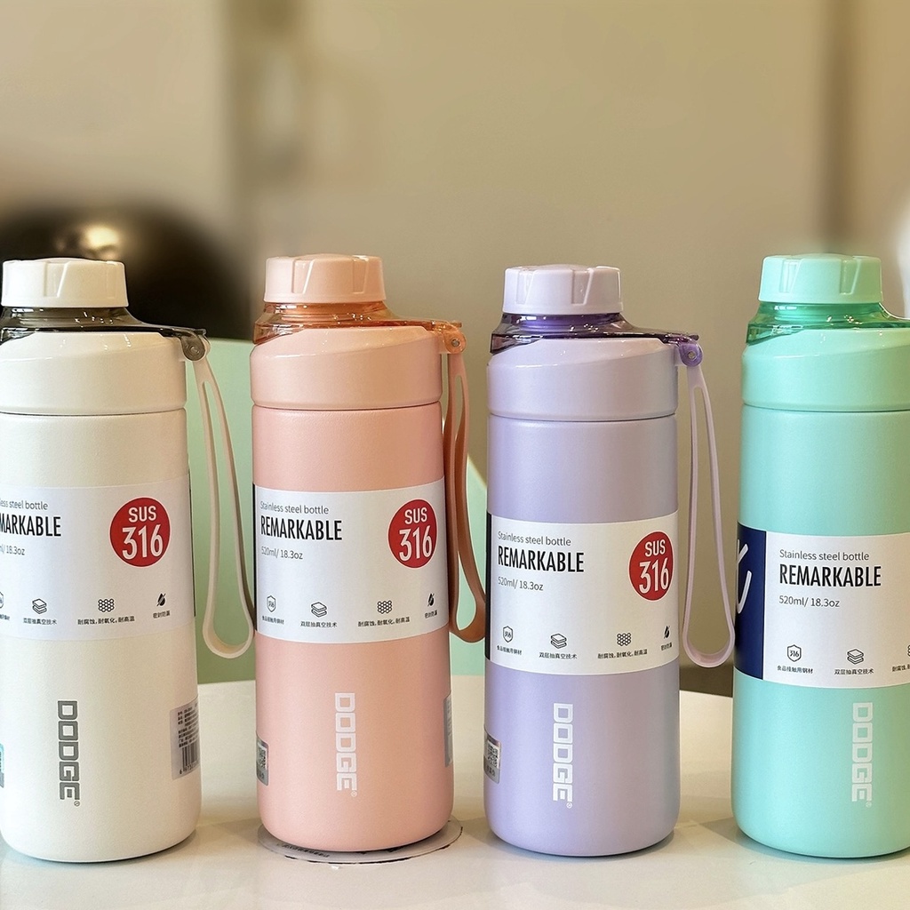 GS398 ลด15% สูงสุด20.- DODGE (ของแท้) กระบอกน้ำเก็บอุณหภูมิ ขนาด 520ml | Shopee Thailand
