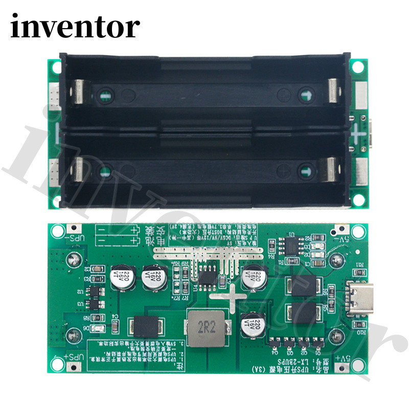 โมดูลพาวเวอร์ซัพพลายชาร์จแบตเตอรี่ลิเธียม Type-C 15W 3A 18650 DC-DC 5V ...