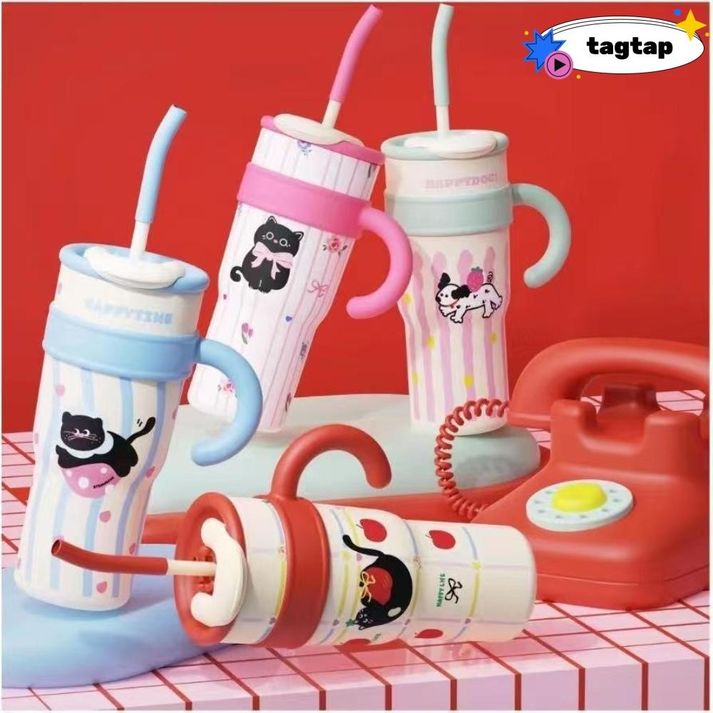 Tagtap ถ้วยฟางหุ้มฉนวน, Hello Kitty My Melody ถ้วยเก็บความร้อนความจุ ...