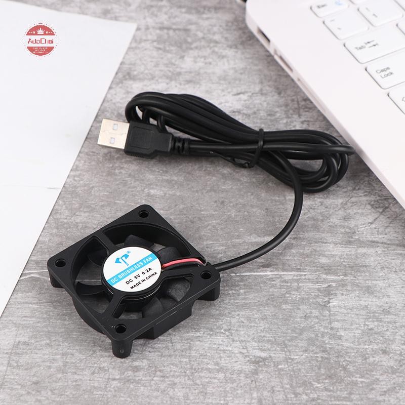 Adachoi 1 PC DC5010 พัดลมเงียบ 5V มันสาย USB Humidifier Connector พัดลม PC Cooler ฮีทซิงค์ไอเสีย ...