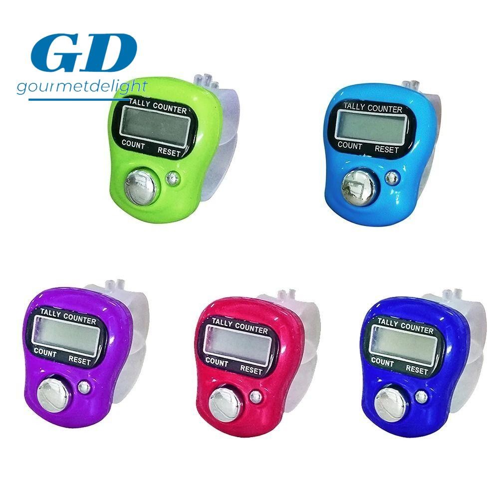 Gourmetdelight ถักแถวเคาน์เตอร์,อิเล็กทรอนิกส์ Mini Finger Ring Tally ... Gourmetdelight ถักแถวเคาน์เตอร์,อิเล็กทรอนิกส์ Mini Finger Ring Tally ...