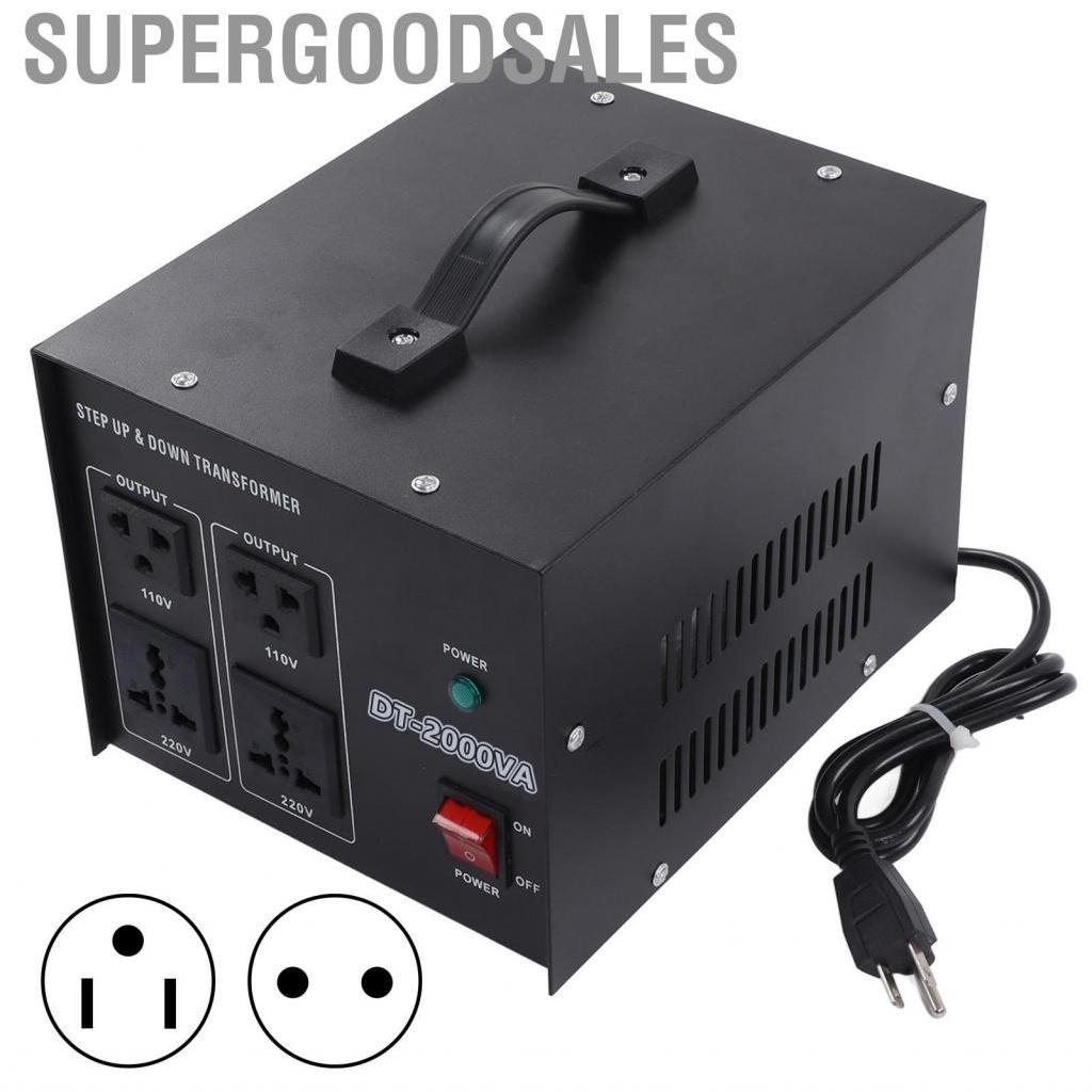 Supergoodsales Power AC Transformer Voltage Boost Step Up Converter ...