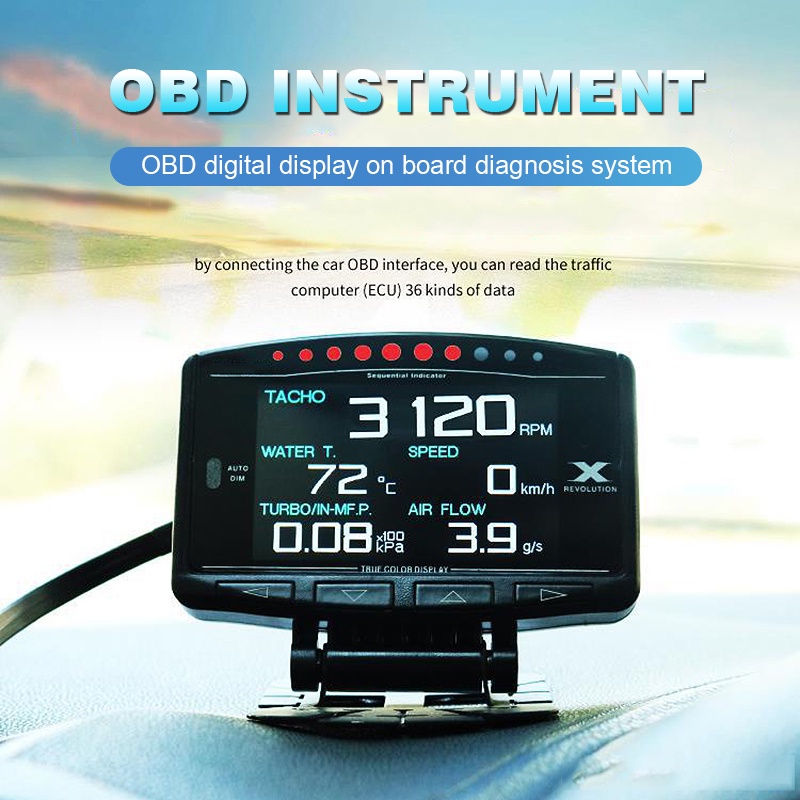 New Lufi X1 Scan Gauge / Ultragauge OBD2 Digital Dash Display/Fault ...