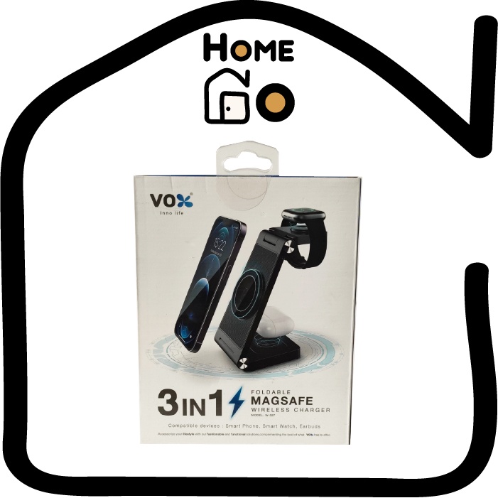 VOX แท่นชาร์จไร้สายแบบแม่เล็กพับเก็บได้ 3in 1Foldable Wireless Charger ...