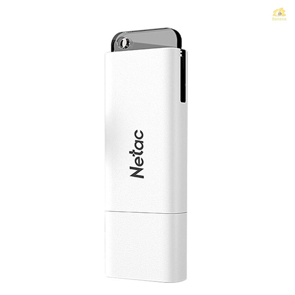 Netac แฟลชไดรฟ์ U185 32GB USB3.0 ความเร็วสูง เข้ารหัสในตัว ซอฟต์แวร์ ...