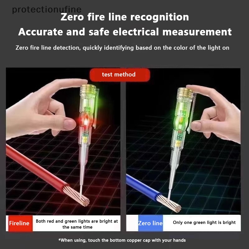 Prne เครื่องทดสอบแรงดันไฟฟ้าอัจฉริยะ ปากกา ไขควงไฟฟ้า ทดสอบ ดินสอ ...