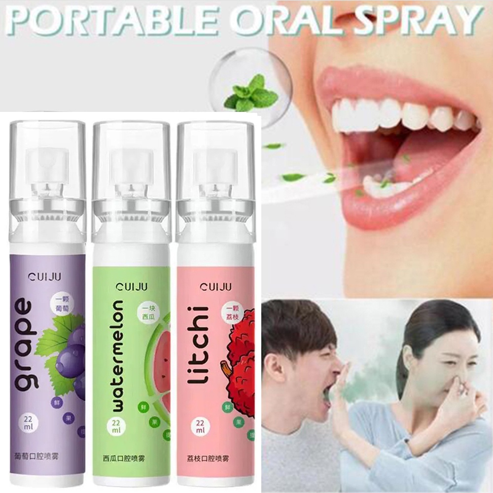 22ml Oral Fresh Spray Peach Flavor Fragrance Mouth SprayPersistent ...