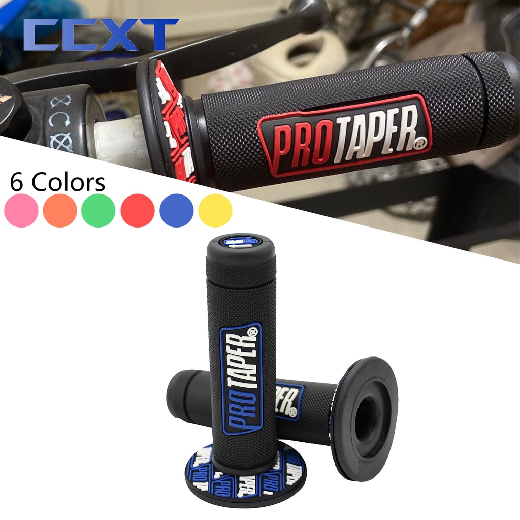 Motorcycle Handle Grips Pro Grip Dirt Bike 22mm 7/8" Handlebar Gel Hand ...