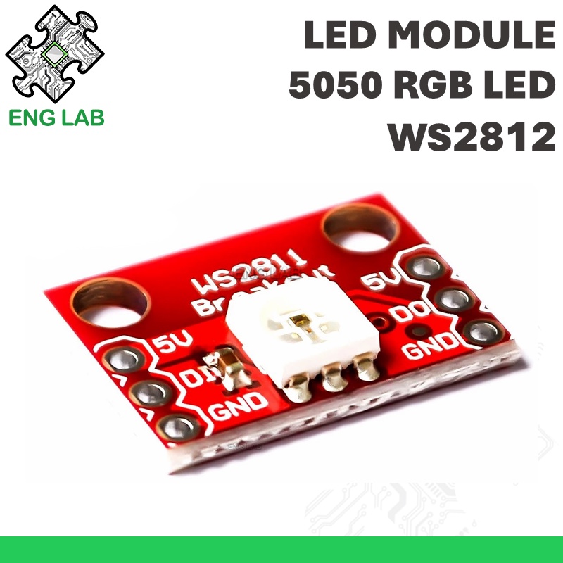 ENGLAB★WS2812 5050 โมดูล RGB LED, บอร์ดโมดูลเรืองแสงเต็มรูปแบบสำหรับ ...