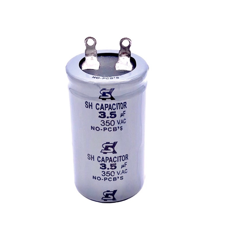 CAPACITOR CAP 3.5UF/350V.AC แคปสตาร์ แคปรันมอเตอร์ คาปาซิเตอร์ปั้มน้ำ ...