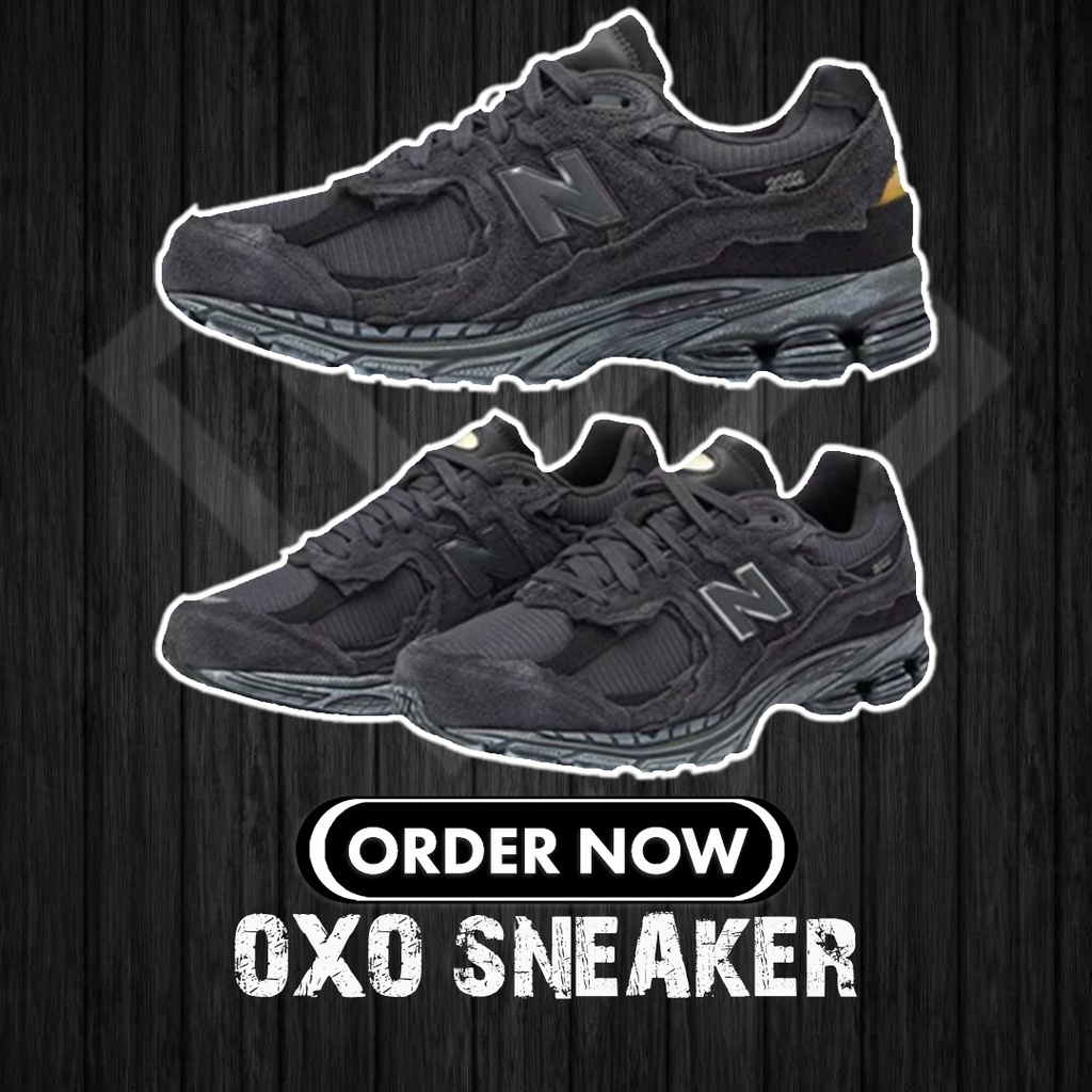 New Balance 2002r ในอนาคตกลั่นสีดํา nb2002r Phantom Black (คุณภาพเดิม ...