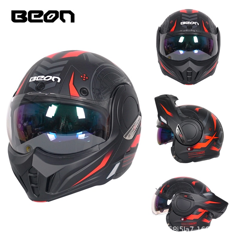 [Shipped on the same day] BEON motorcycle helmet men's and women's ...