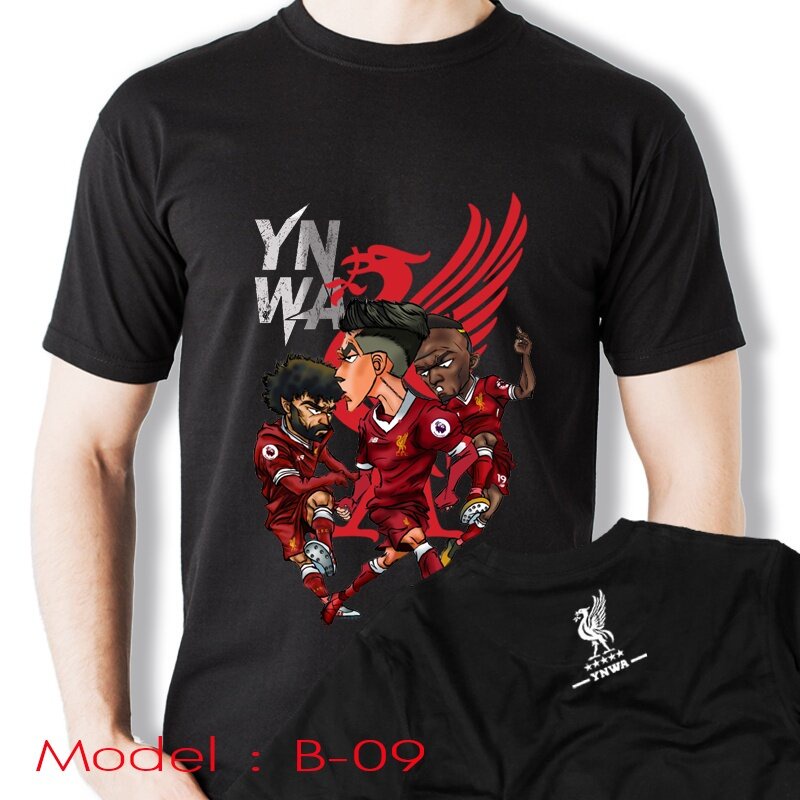 [S-5XL] S-5XLเสื้อยืด สกรีนลายการ์ตูนลิเวอร์พูล YNWA - Liverpool ...