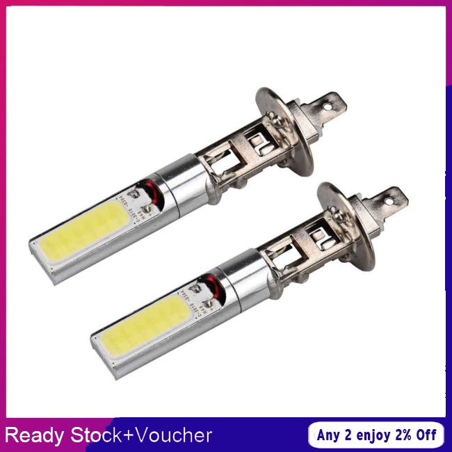 Shine หลอดไฟตัดหมอก Led H1 H3 Cob 10w อะลูมิเนียม สองด้าน ความสว่างสูง ...