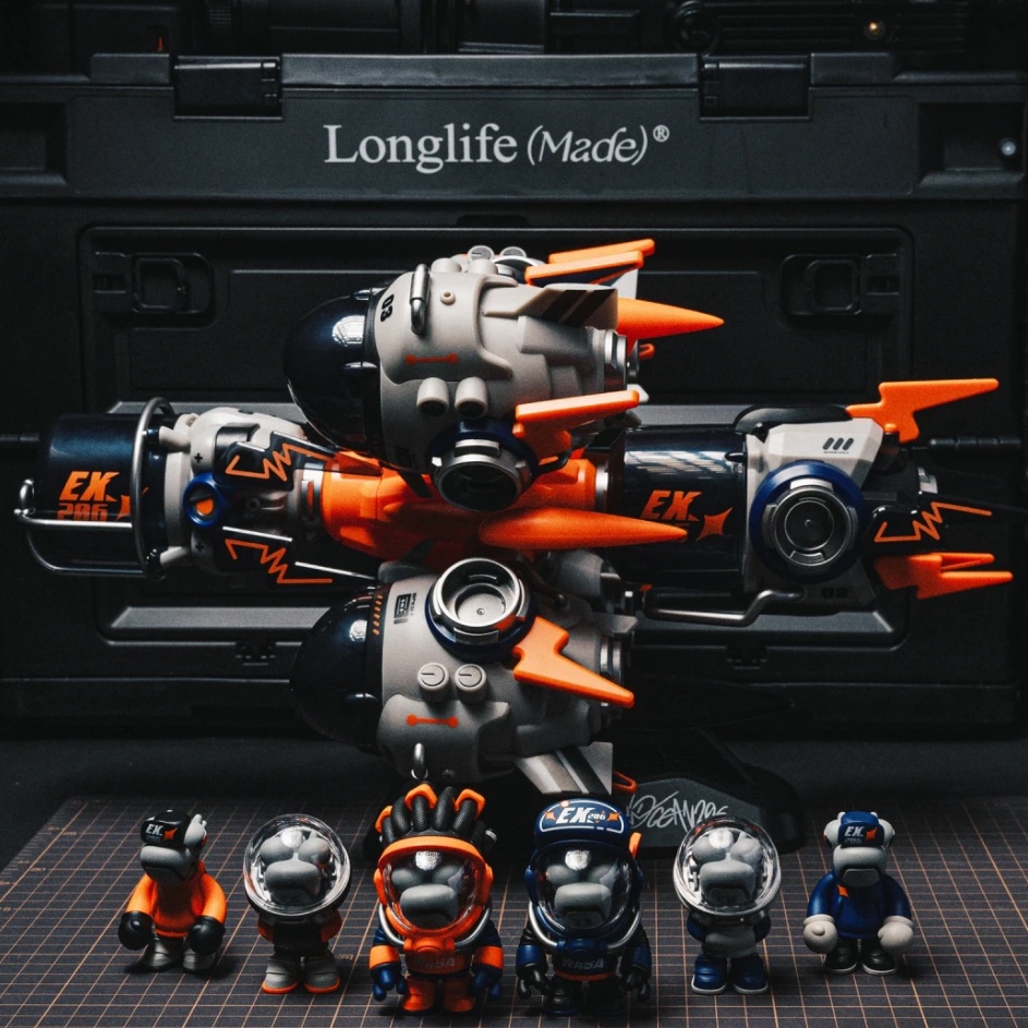 ของแท้WASA V10 Spaceship Dragon series กล่องตาบอดชุด 6 การออกแบบ Secret ซ่อนรูปตุ๊กตา ...