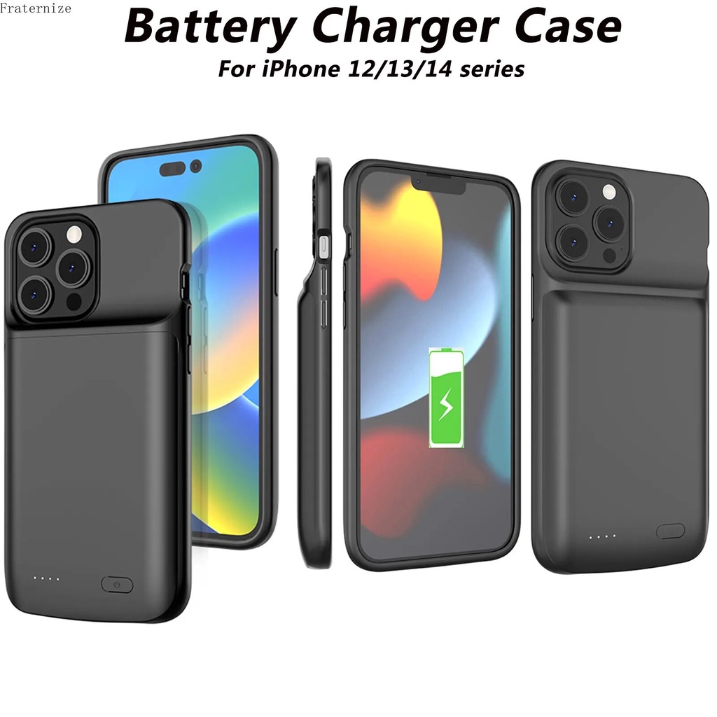 Battery Charger Cases For iPhone 12 13 14 Pro Max 14 Plus Power Case ...