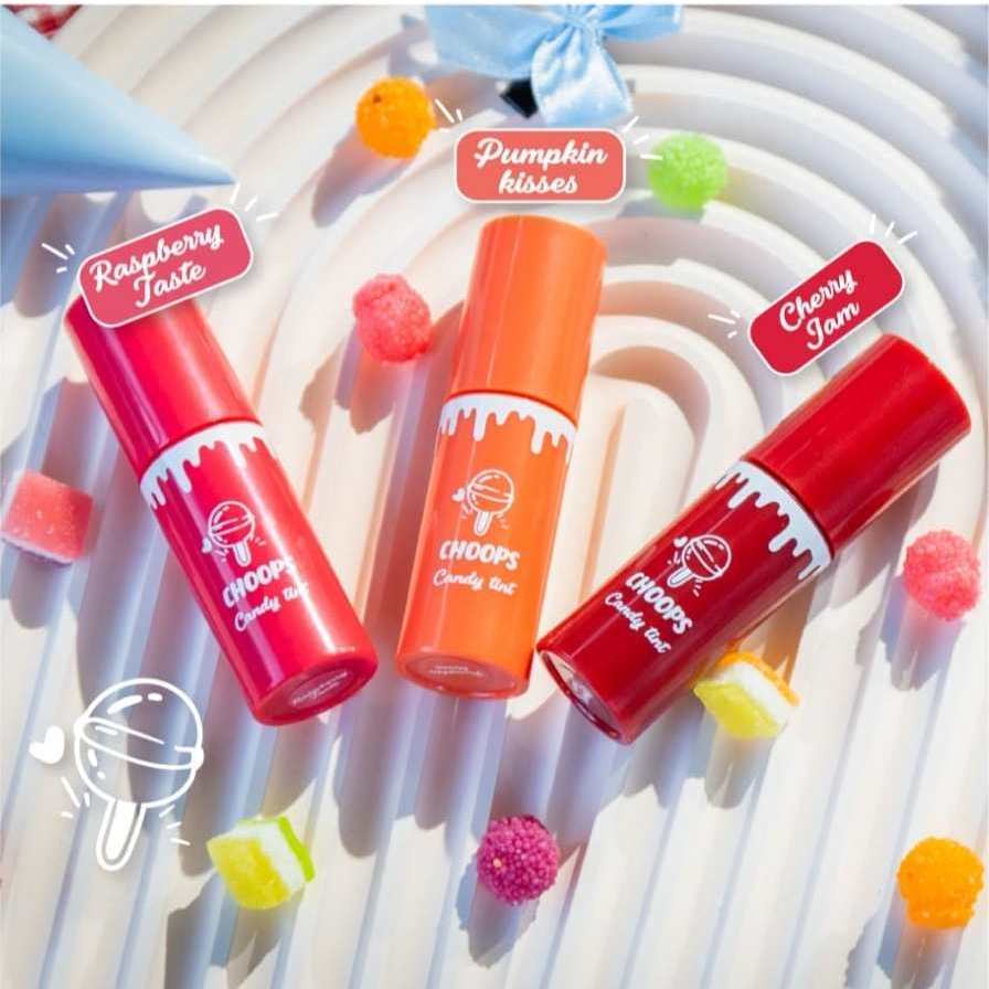 ทิ้นท์ สีสดใส สไตล์เกาหลี Choops จุ๊ปส์ แคนดี้ ลิป ทินต์ 2.8 ml. lip ...