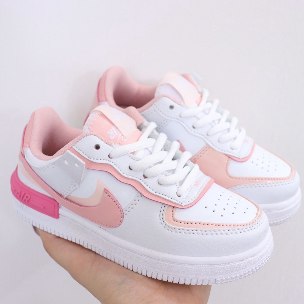 Nike Nike Original Nike Air Force 1 AF1 shadow leather for kids shoes ...