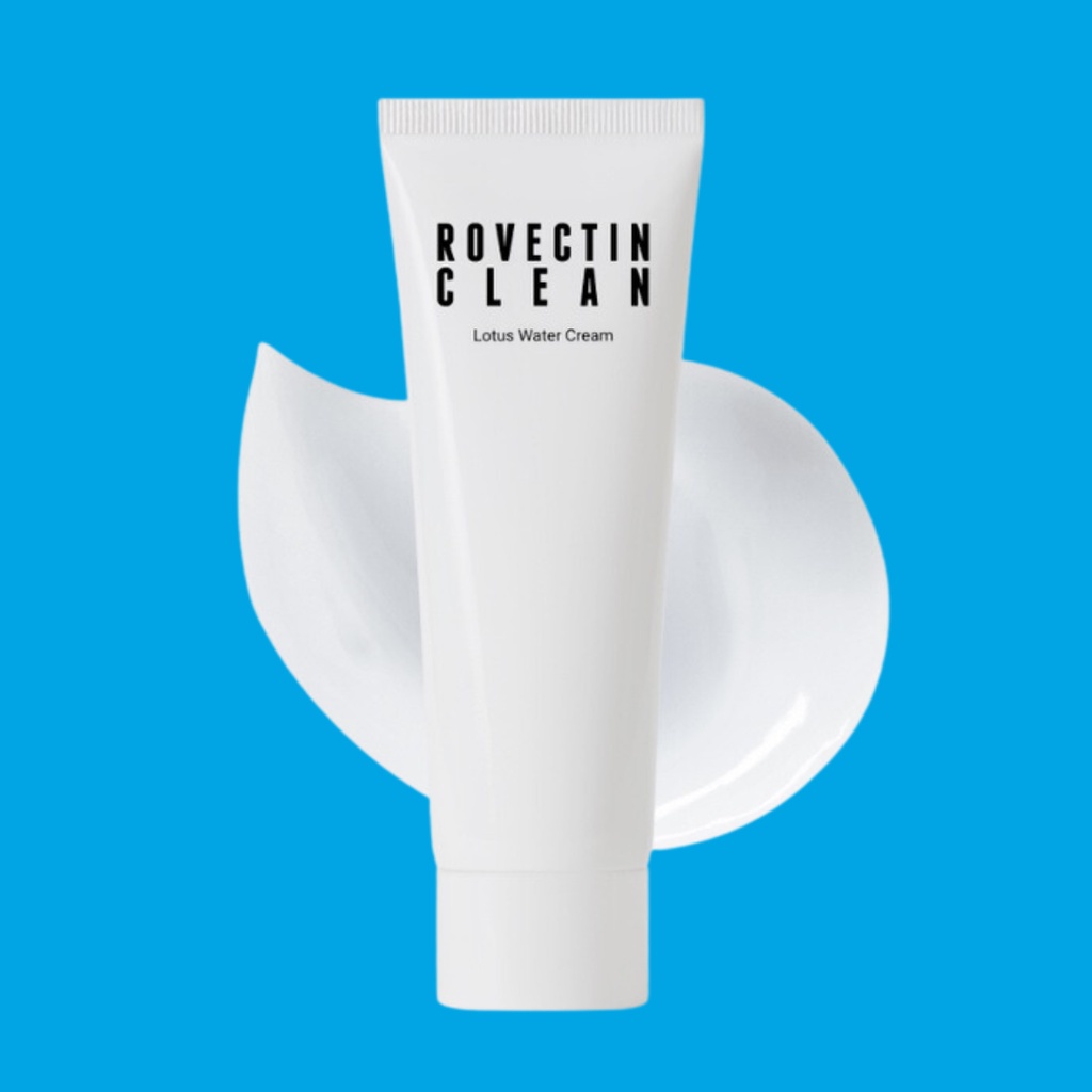 ROVECTIN Clean Lotus Water Cream 60 ml. โรเวคติน คลีน โลตัส วอเตอร์ ...