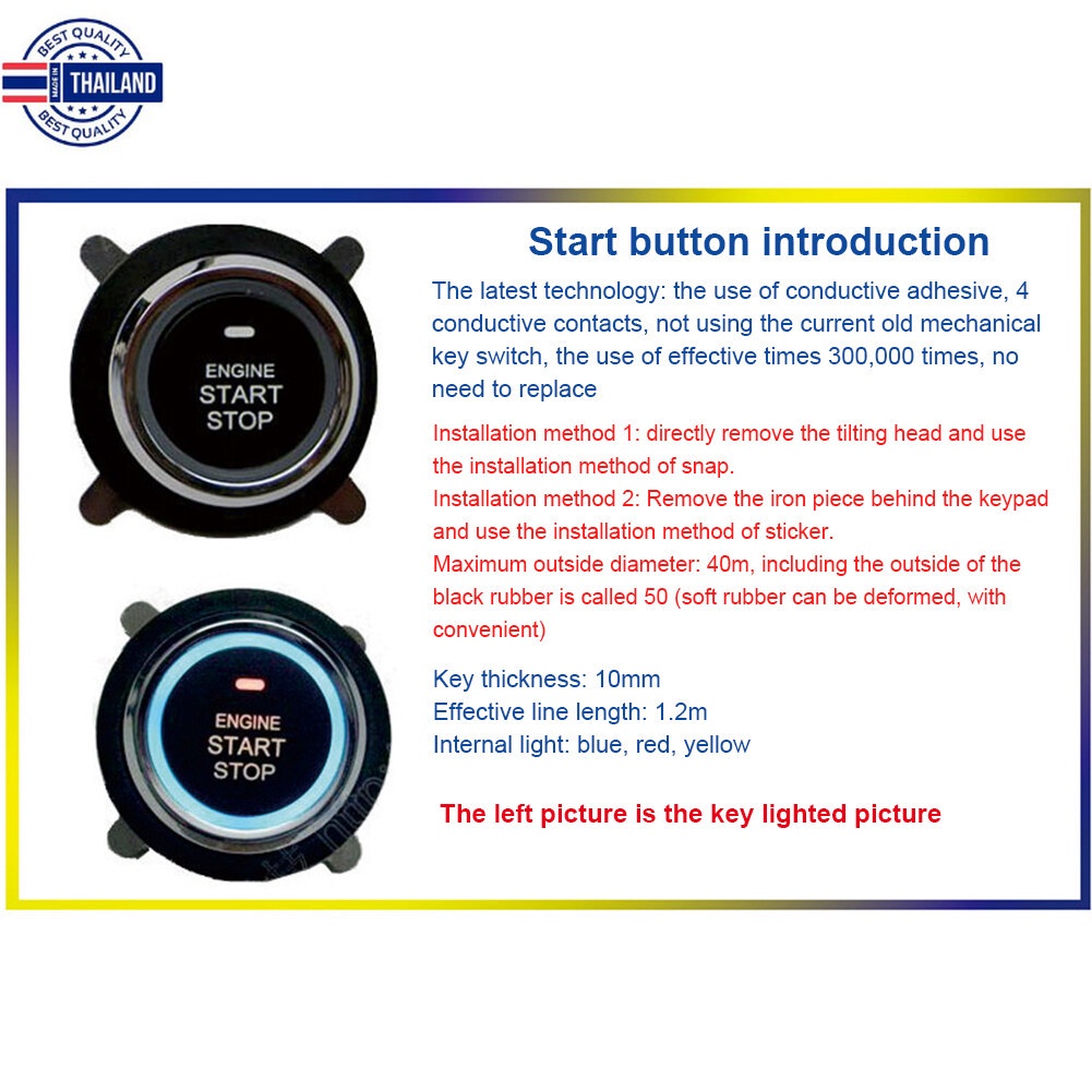 Big Sales 【Ready Stock】12V Car Smart Alarm System Push Engine Start ...