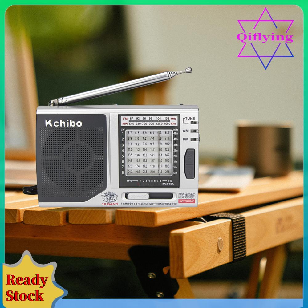 วิทยุ FM KK-9803 Full 10 Band FM MW SW1-8 AM FM แบบพกพา สําหรับผู้สูงอายุ | Shopee Thailand