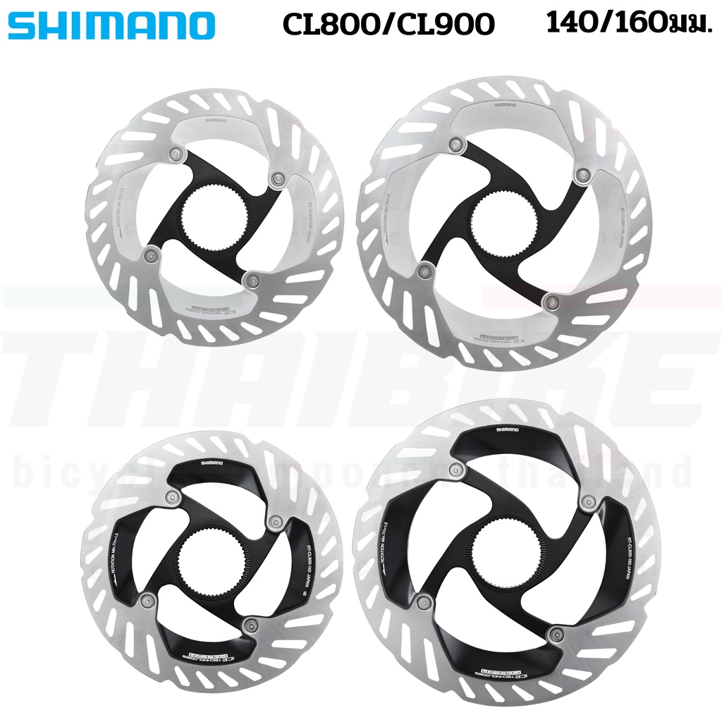 140มม. 160มม. ใบดิสเบรคจักรยานเสือหมอบ Shimano RT-CL900/CL800 Disc ...