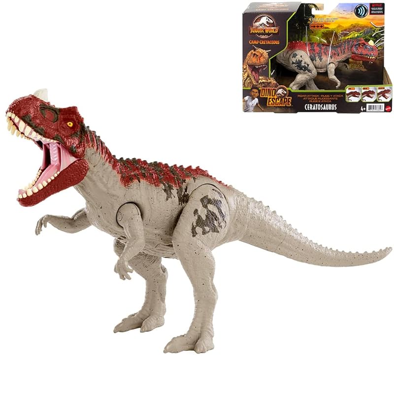 Mattel Jurassic World Action Figure Ceratosaurus [L: 30cm] [4yrs ...