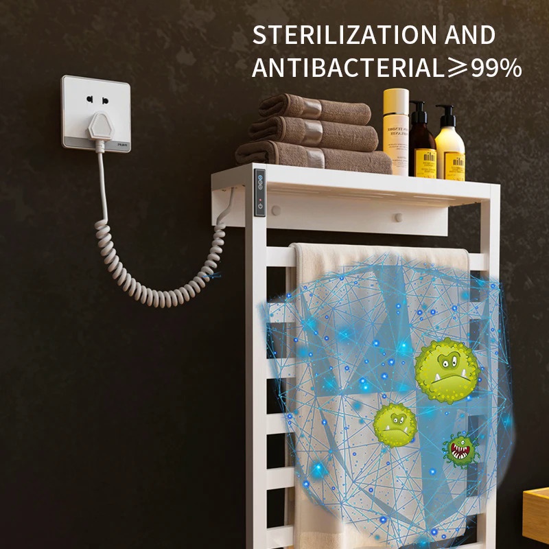 Electric heated towel rack, towel dryer, stainless steel towel rack ...