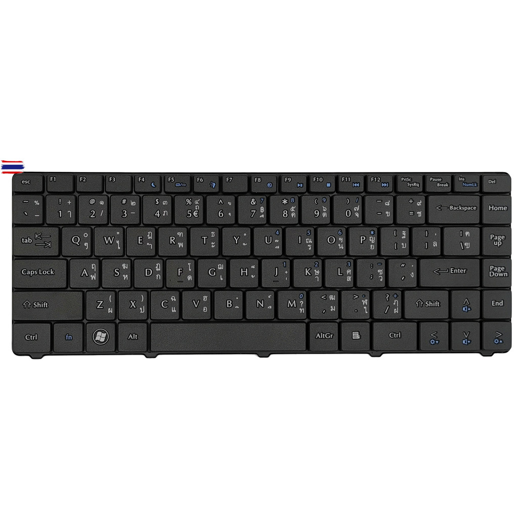KEYBOARD ACER คีย์อร์ด EMACHINE D525 D725 Acer ASPIRE 4732 4732Z ...