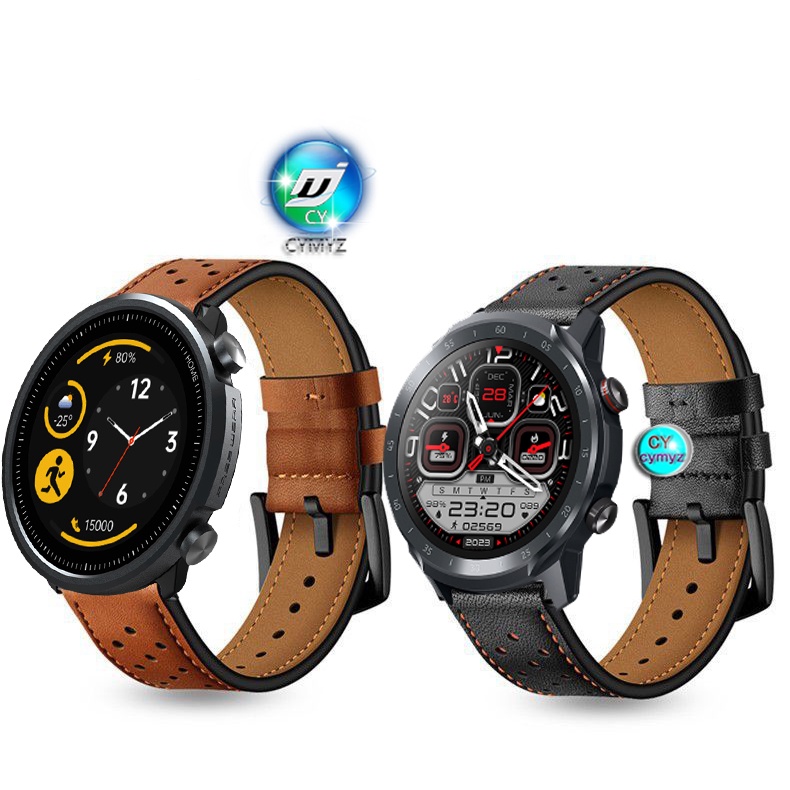 for Mibro watch A1 A2 สาย สายหนังแท้ สายสำรอง Mibro A1 A2 สายรัด สายรัด ...
