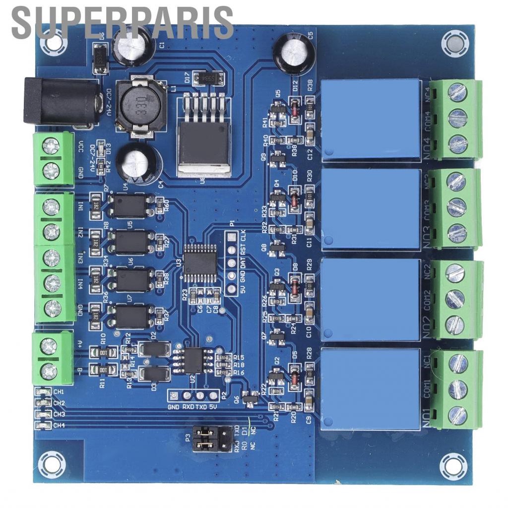 Superparis 4 Channel Relay Module Diode Leakage Protection RTU Relays ...