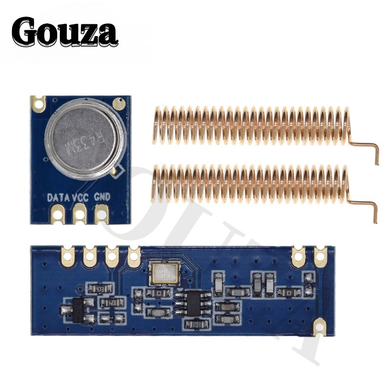 Gouza โมดูลรับส่งสัญญาณไร้สาย 433MHz 100 เมตร ASK STX882 และตัวรับ ...