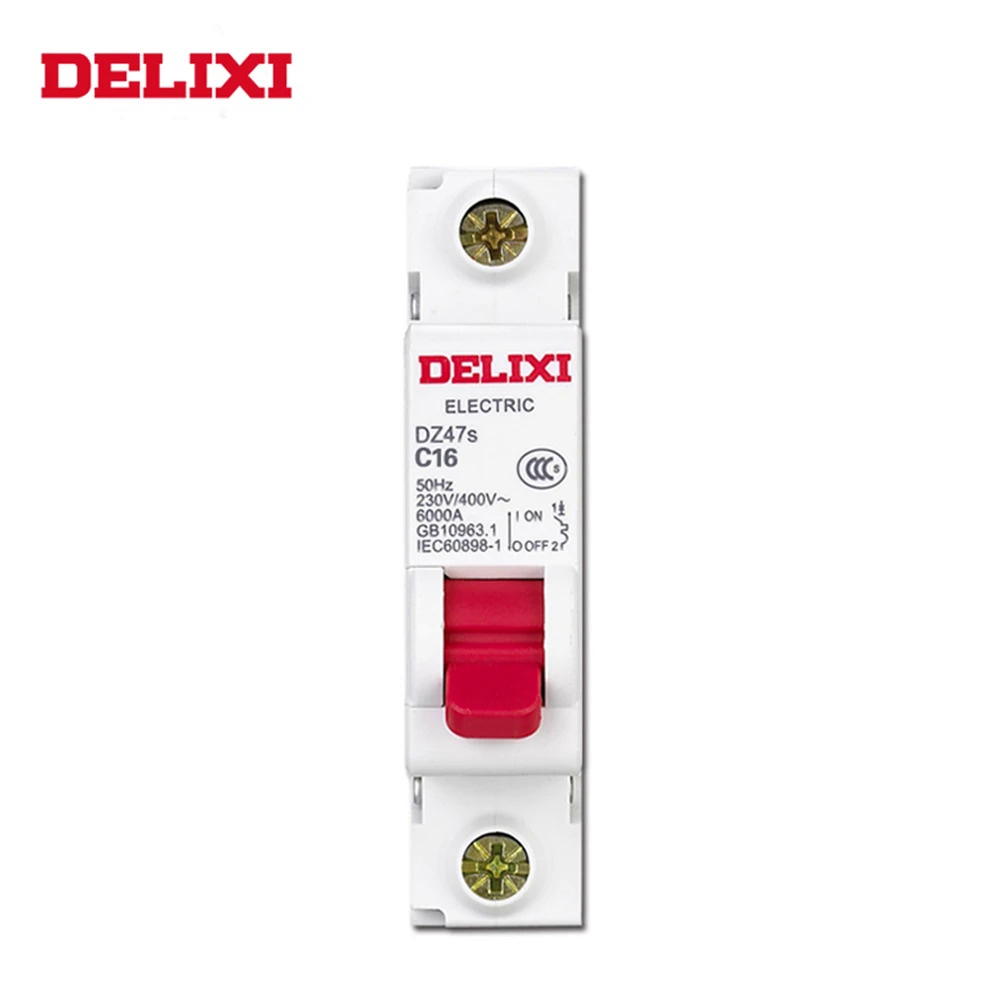 Delixi เบรกเกอร์วงจร DZ47s 230 400V 50HZ 1A 2A 3A 6A 10A 16A 20A 25A 32A 40A 50A 63A MCB 1 ขั้ว ...