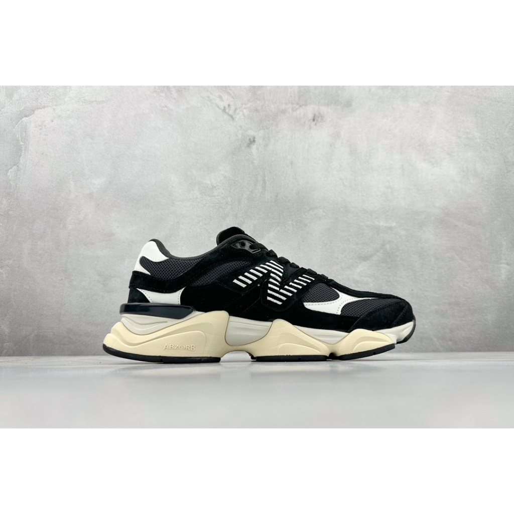 Authentic New Balance NB9060 White black วินเทจช็อกกันลื่นกีฬาลำลองรองเท้าวิ่งHot sales | Shopee ...