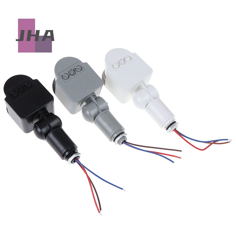 [JHA] 180° สวิตช์ไฟ LED อินฟราเรด ตรวจจับการเคลื่อนไหว PIR ติดผนัง 110V ...