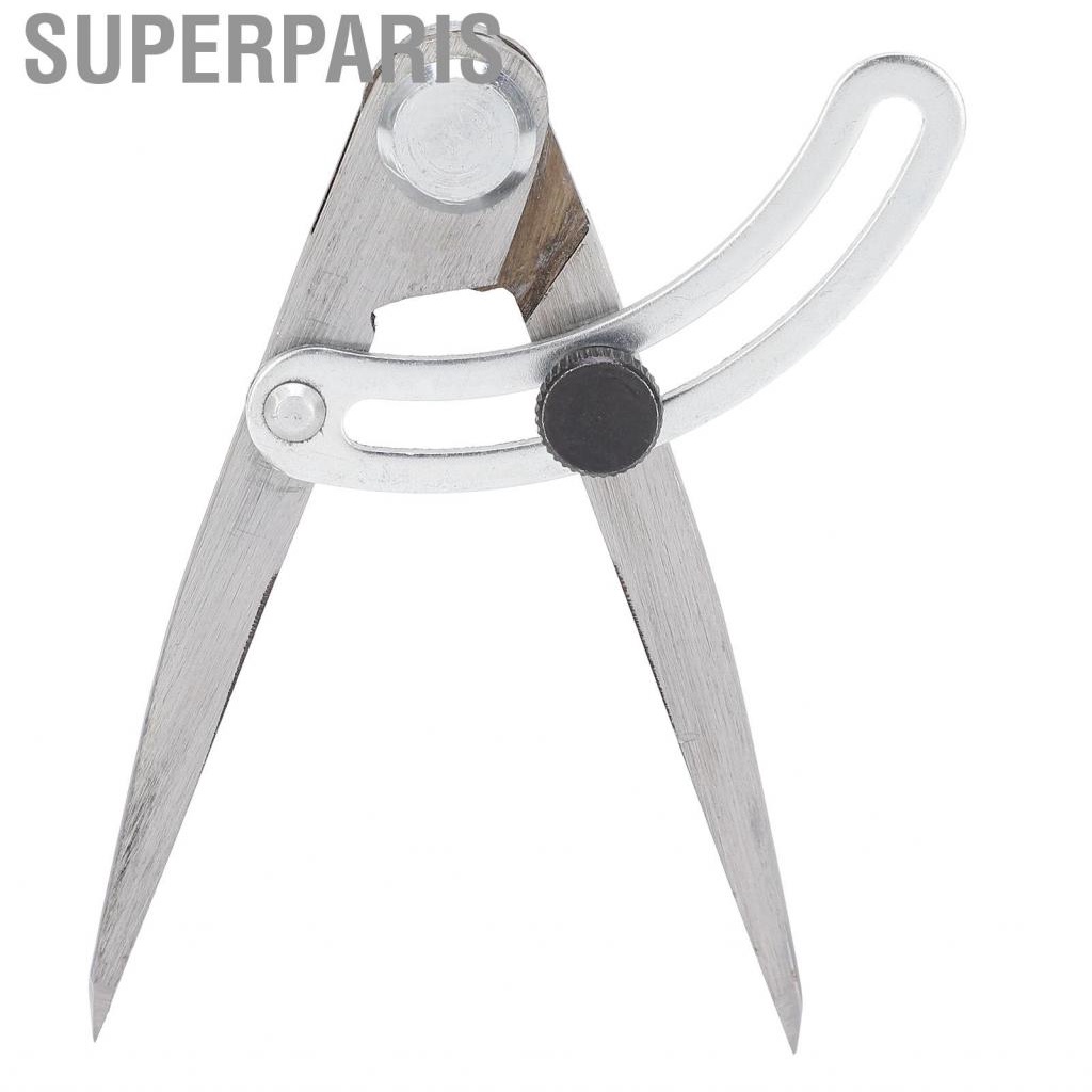 Superparis Leather Compass Wing Divider Stainless Steel Scribe Tool for ...