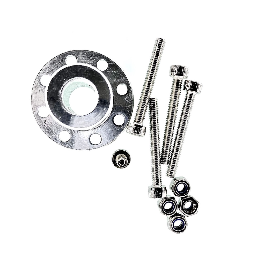 Aluminum Alloy Flange Coupling Flange Omni-Directional Wheel Mecanum ...