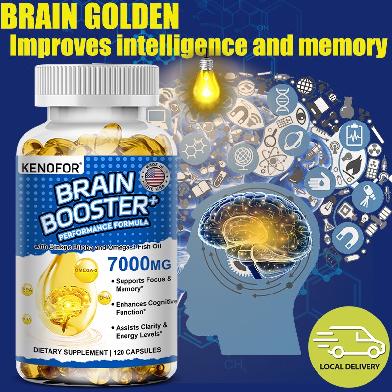 Kenofor Omega 3 พร้อม Ginkgo Biloba สนับสนุนสุขภาพหัวใจ พัฒนาสมอง ...