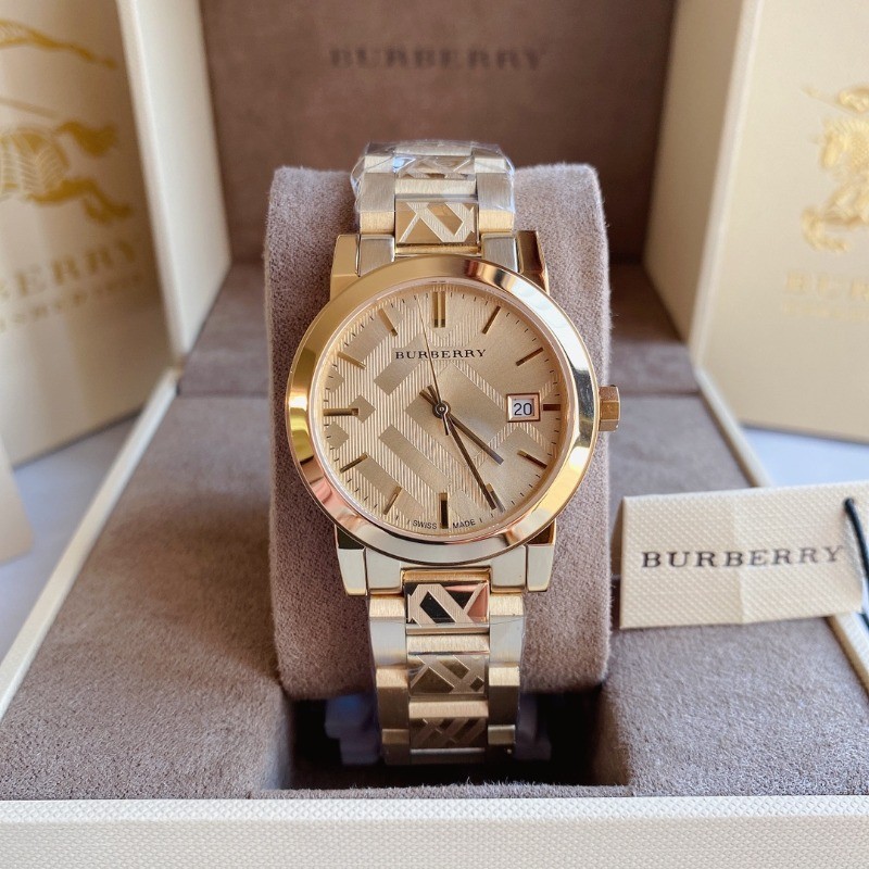 Burberry รุ่น BU9145 BU9146 BU9144 34mm ของแท้100% นาฬิกาแบรนด์เนม ...