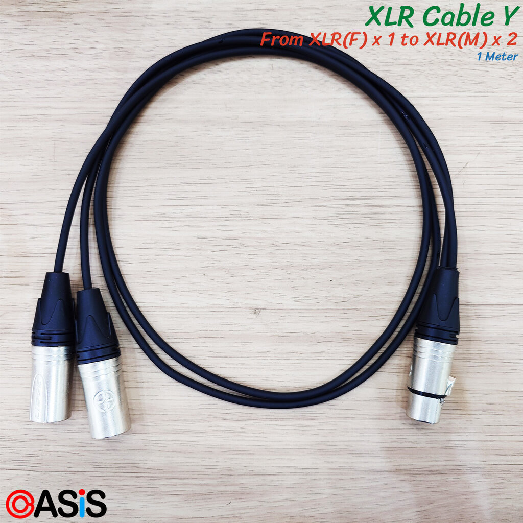 (ส่งทุกวัน) ตัวแปลง สายแปลง สายสัญญาณ คุณภาพสูง JSL-049 XLR(F) x 1 to ...