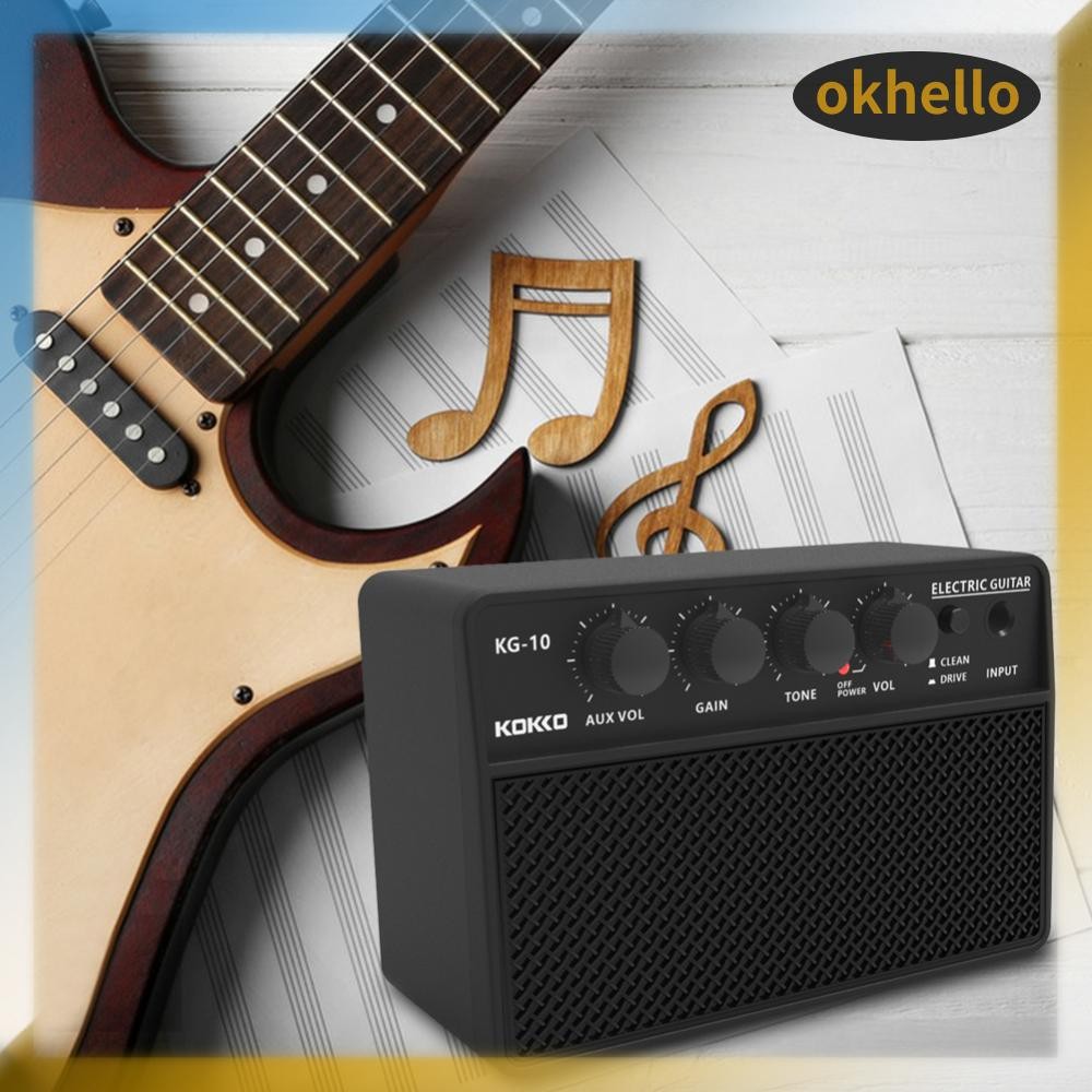 [Okhello.th] เครื่องขยายเสียงกีตาร์อิเล็กทรอนิกส์พร้อมอินเทอร์เฟซสากล ...