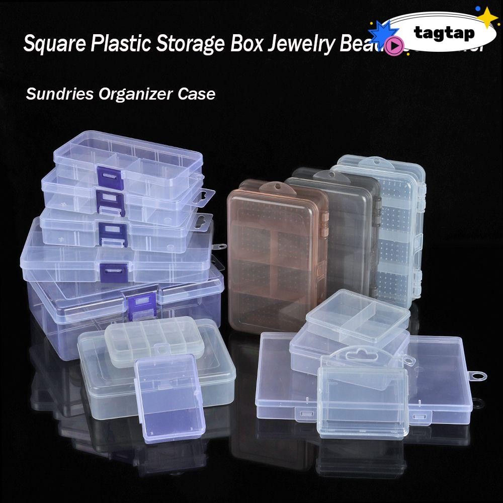 Tagtapกล่องเก็บของแบบใส อุปกรณ์จัดระเบียบพลาสติกทรงสี่เหลี่ยม สินค้าขนาดเล็ก Sundries | Shopee ...
